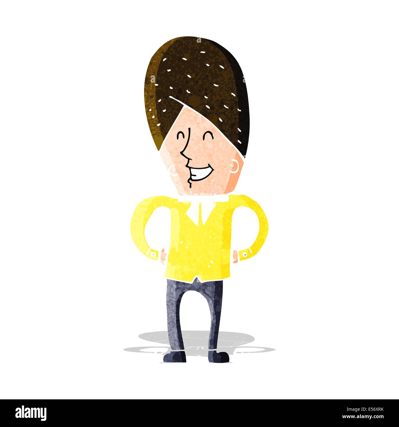 cartoon happy man Stock Vector Image & Art - Alamy