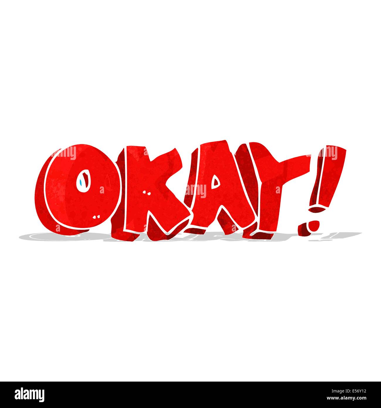 cartoon okay sign Stock Vector Image & Art - Alamy