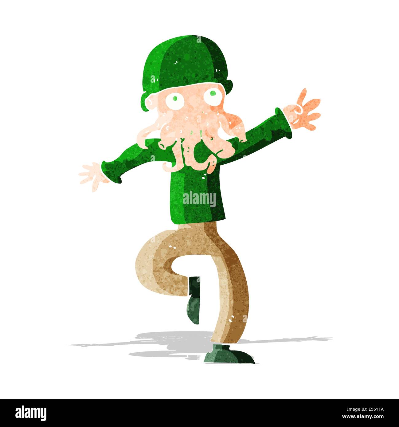 cartoon alien monster man Stock Vector Image & Art - Alamy