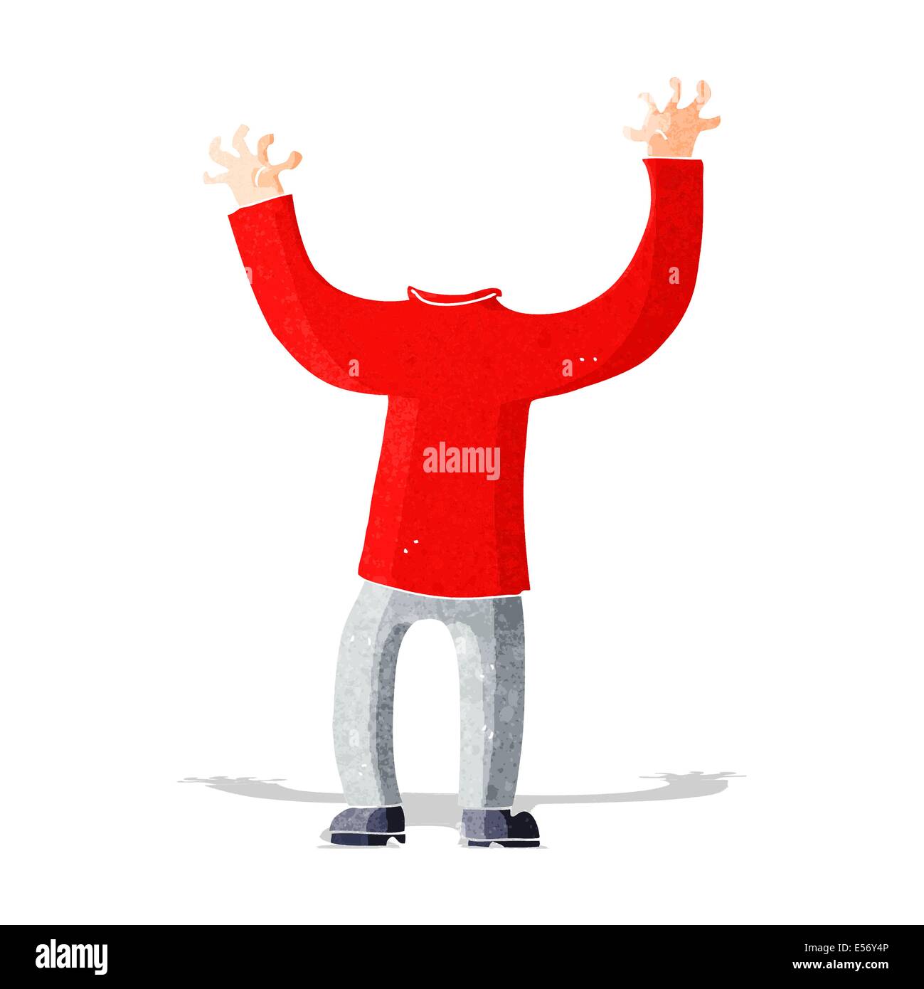 Cartoon headless body hi-res stock photography and images - Alamy