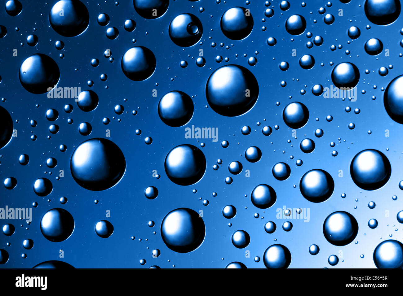 Blue drops, may be used as background Stock Photo - Alamy