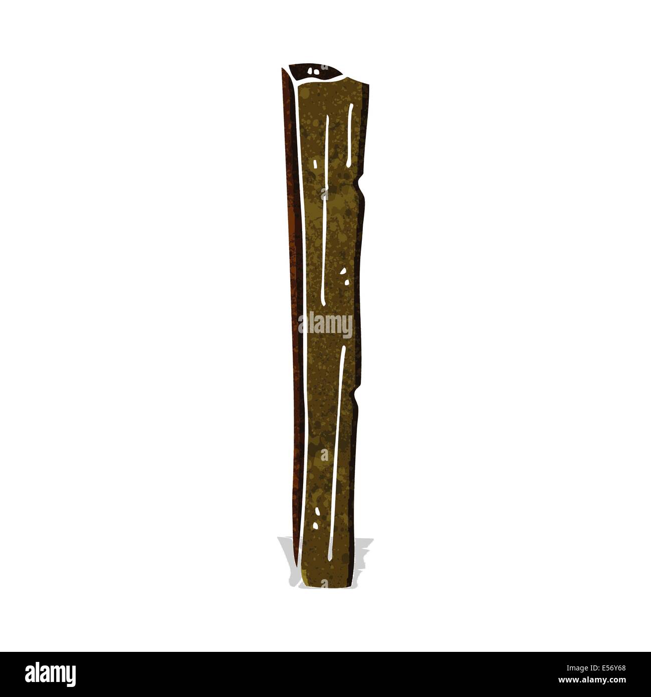 Cartoon wooden post Stock Vector Images - Alamy
