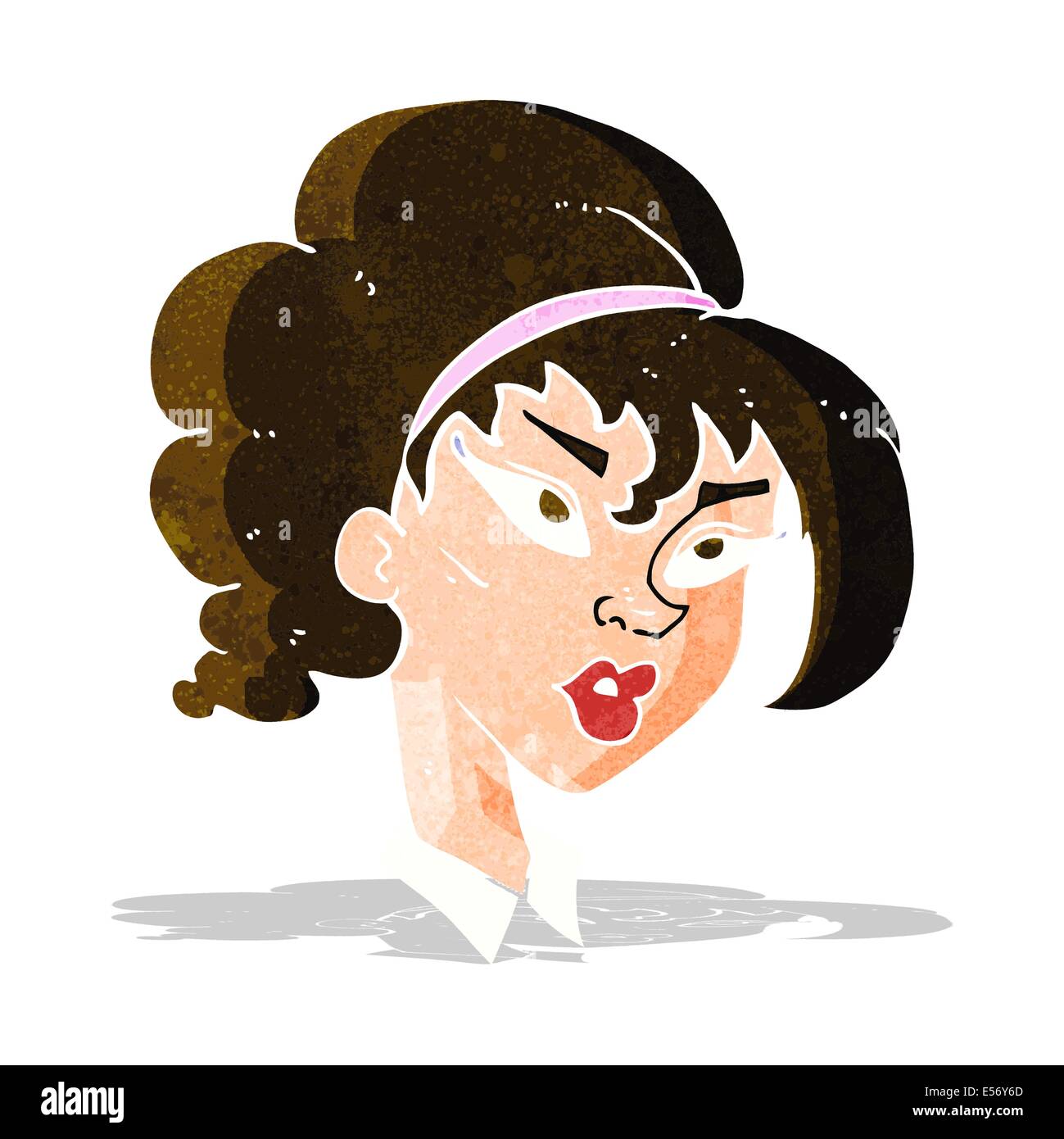 cartoon pretty woman Stock Vector Image & Art - Alamy