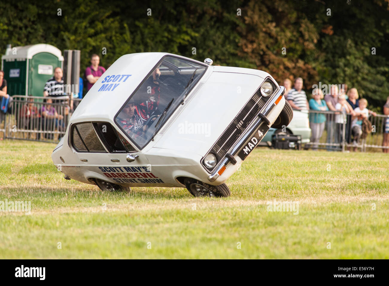 Scott May's Daredevil stunt show, Matterley Bowl, Winchester, Hampshire ...