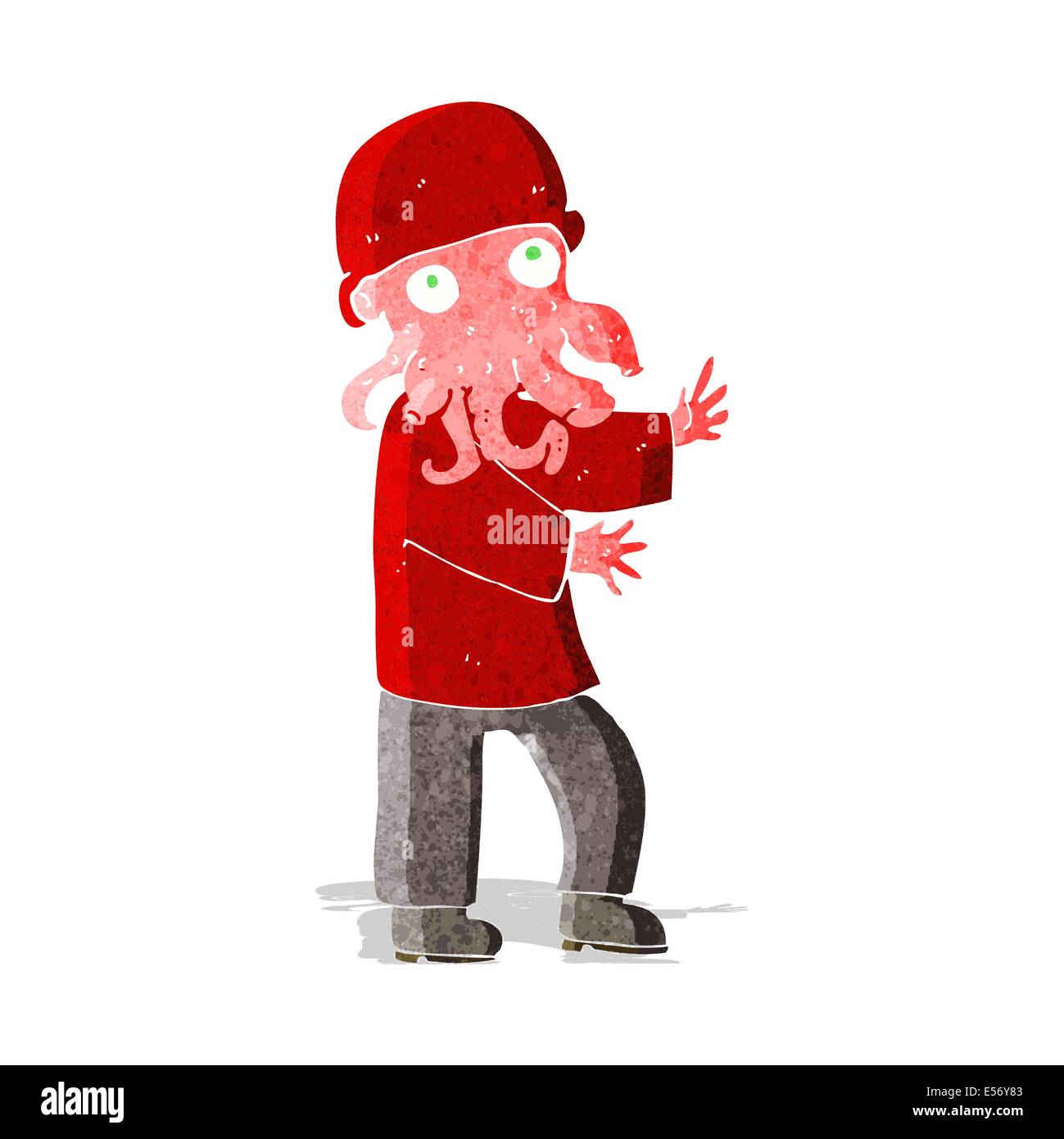 cartoon alien man Stock Vector Image & Art - Alamy