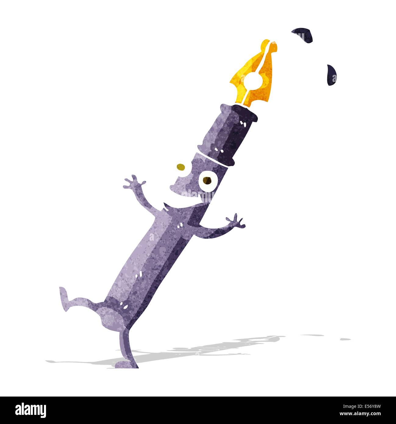 cartoon pen character Stock Vector Image & Art - Alamy