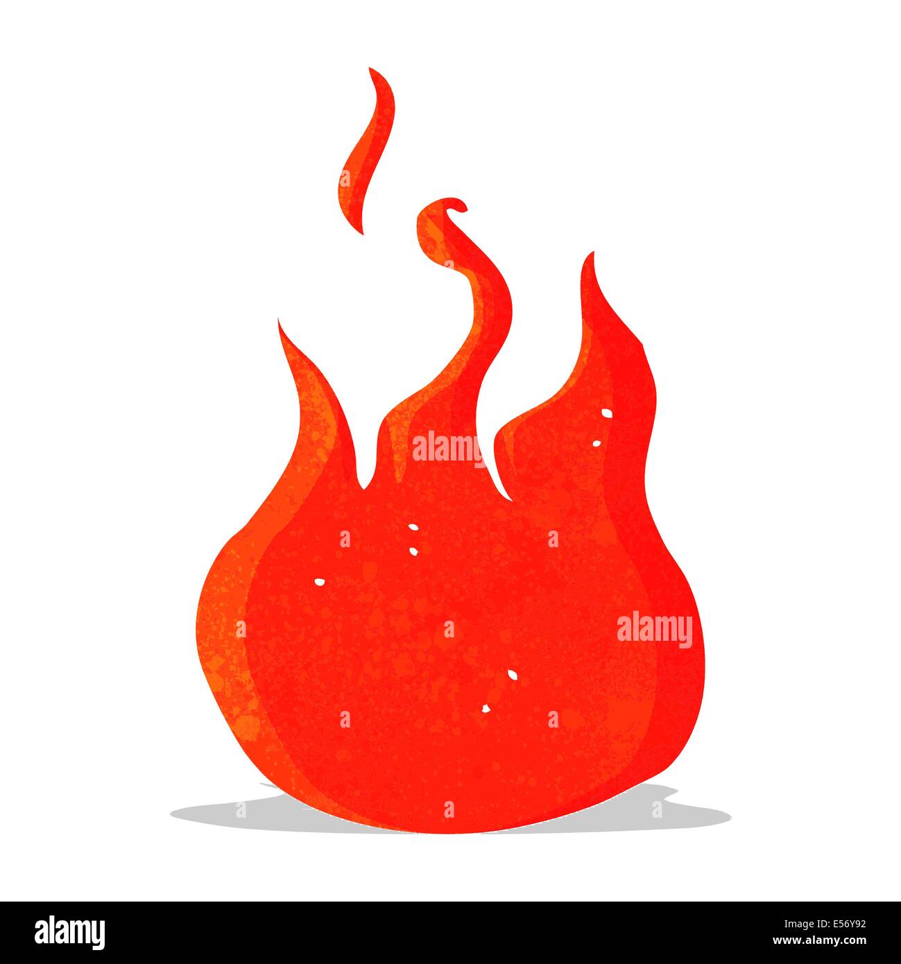cartoon flame symbol Stock Vector Image & Art - Alamy