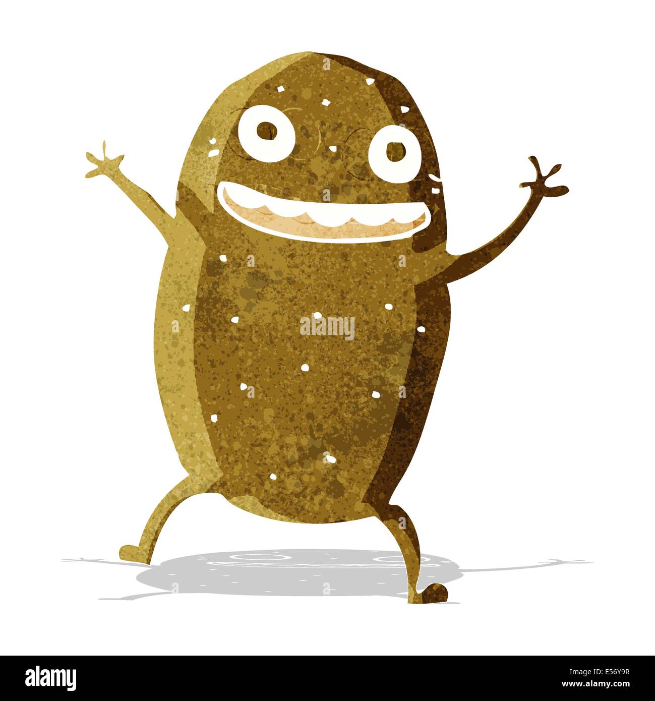 cartoon happy potato Stock Vector Image & Art - Alamy