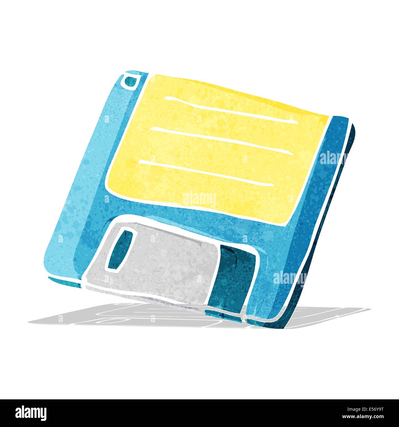 cartoon old computer disk Stock Vector Image & Art - Alamy