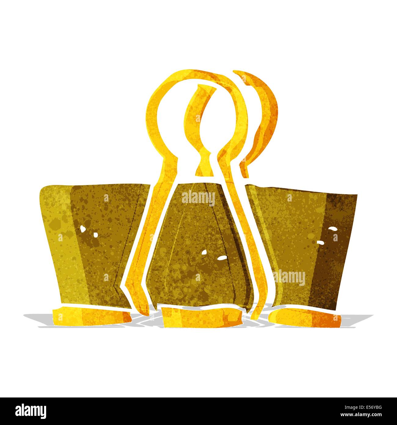 cartoon brass clip Stock Vector Image & Art - Alamy