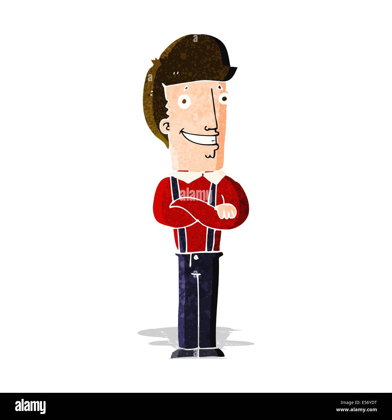 cartoon proud man Stock Vector Image & Art - Alamy