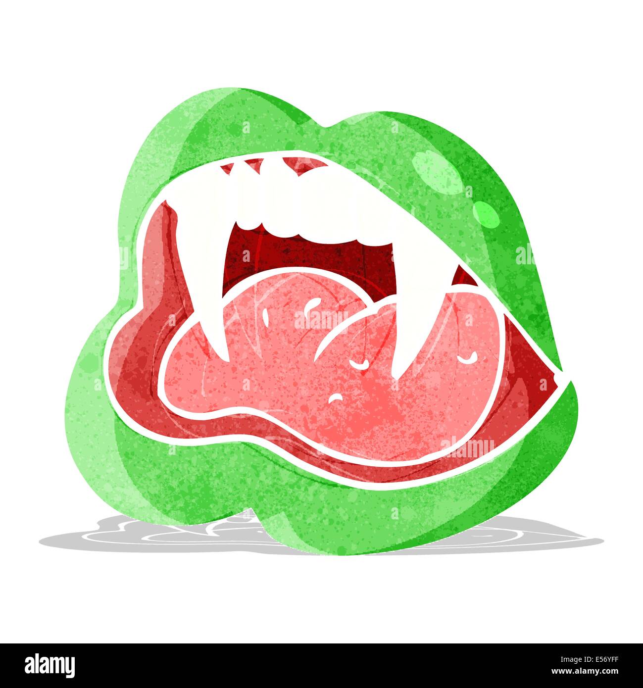 cartoon vampire lips Stock Vector Image & Art - Alamy
