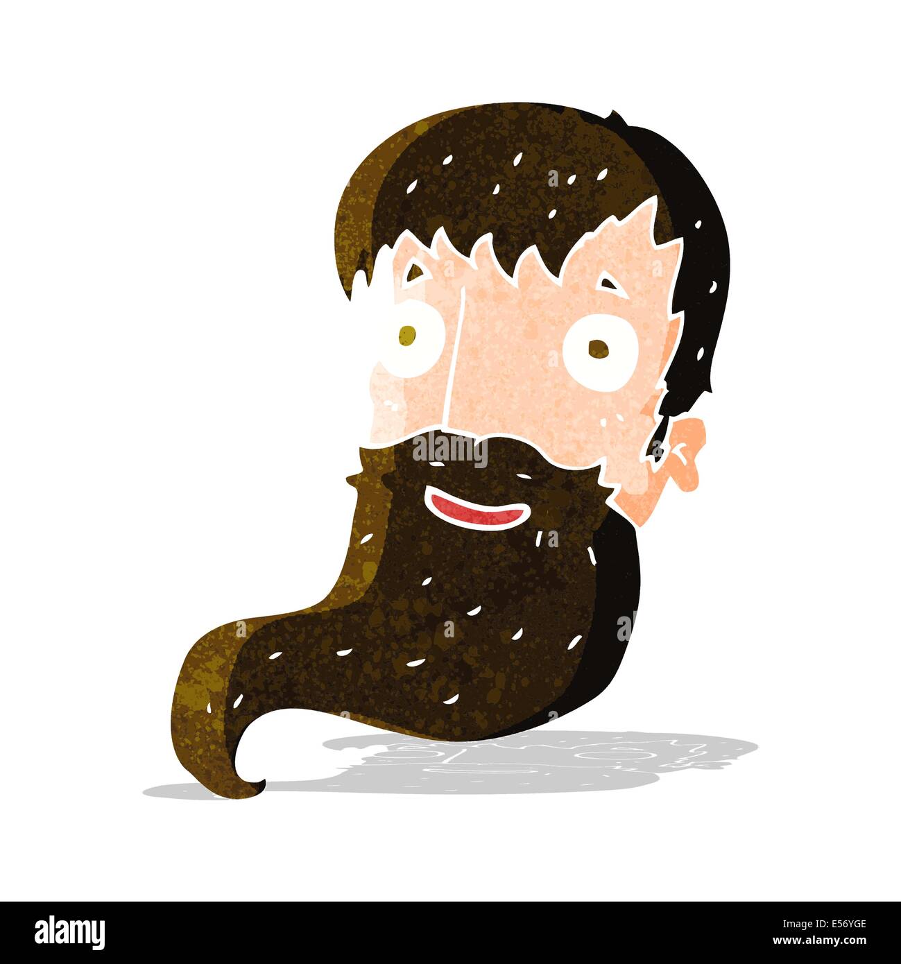 cartoon bearded man Stock Vector Image & Art - Alamy