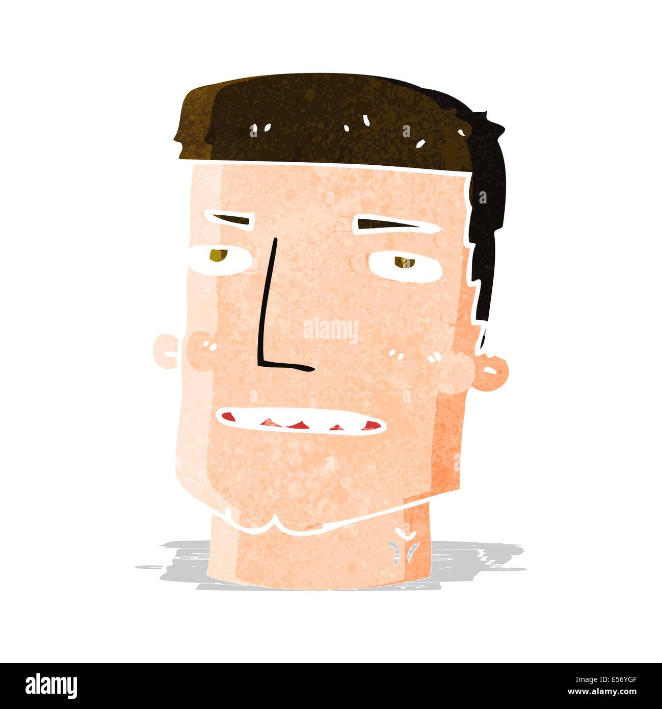 cartoon male head Stock Vector Image & Art - Alamy