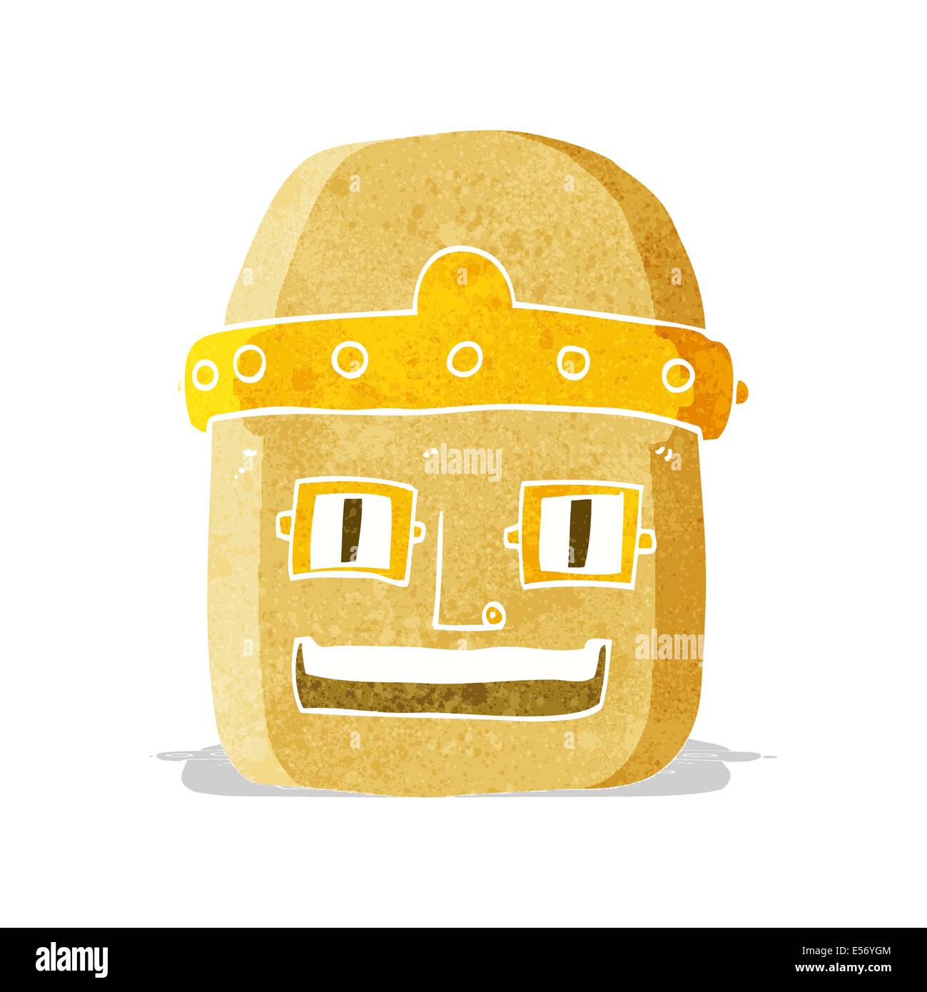 cartoon robot head Stock Vector Image & Art - Alamy