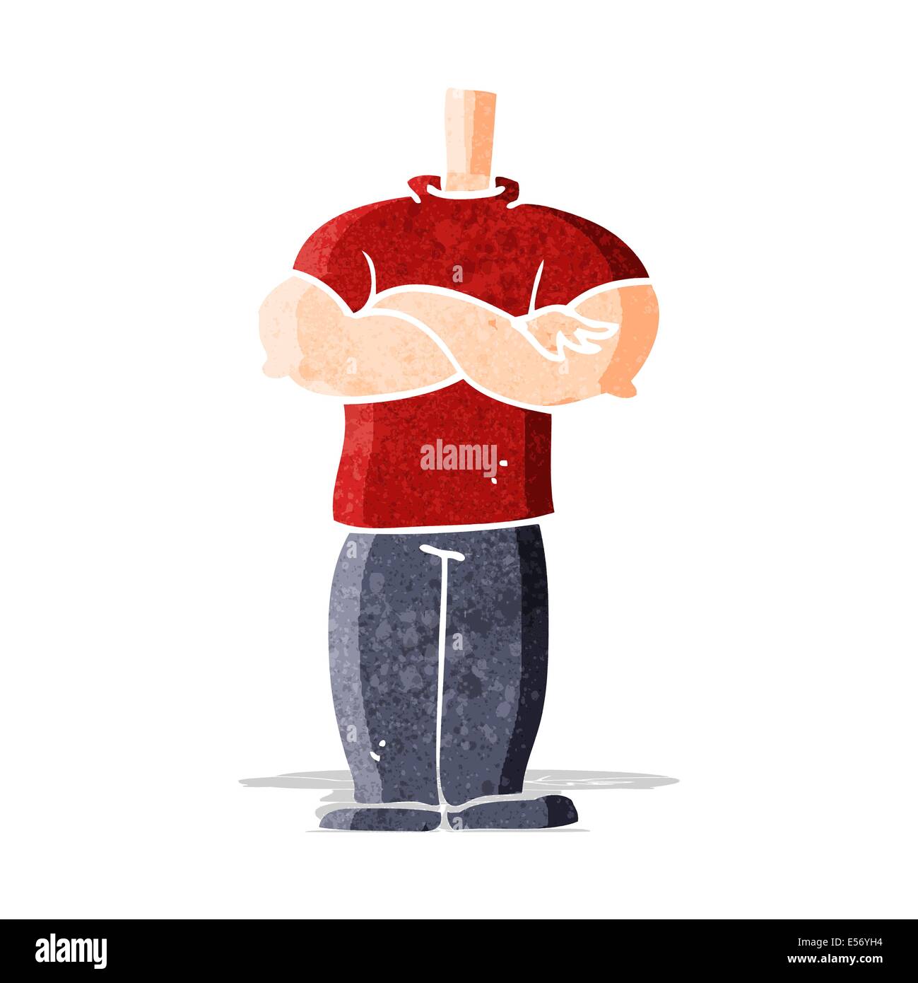 cartoon body with folded arms (mix and match cartoons or add own photos ...