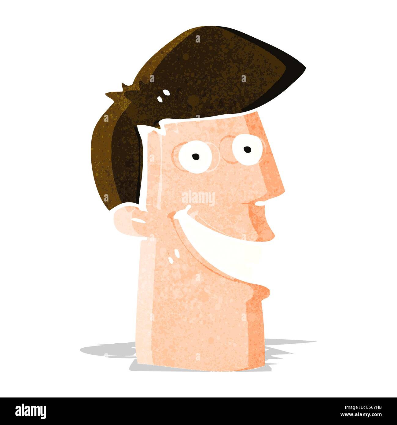 cartoon grinning man Stock Vector Image & Art - Alamy