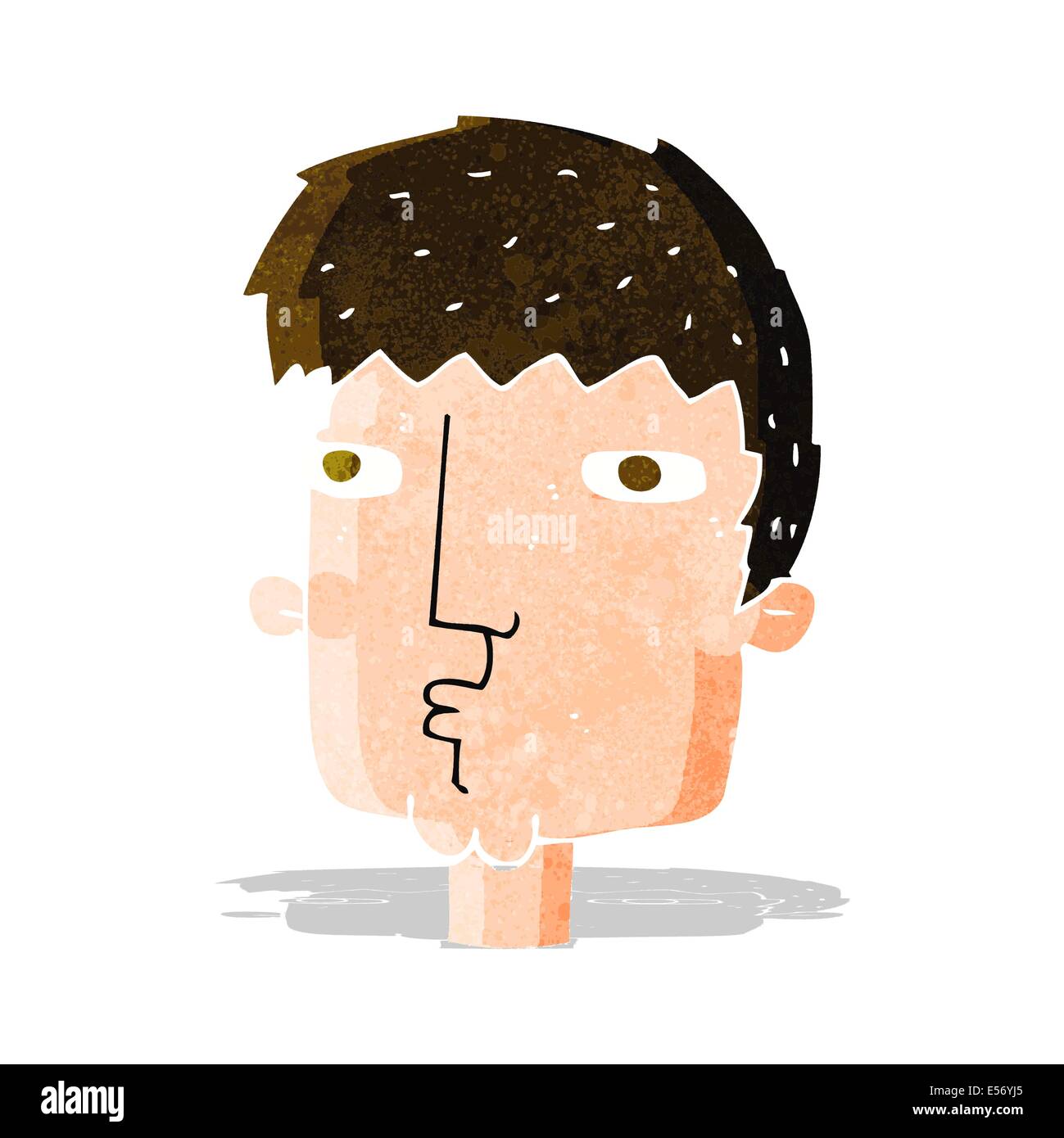 cartoon curious man Stock Vector Image & Art - Alamy