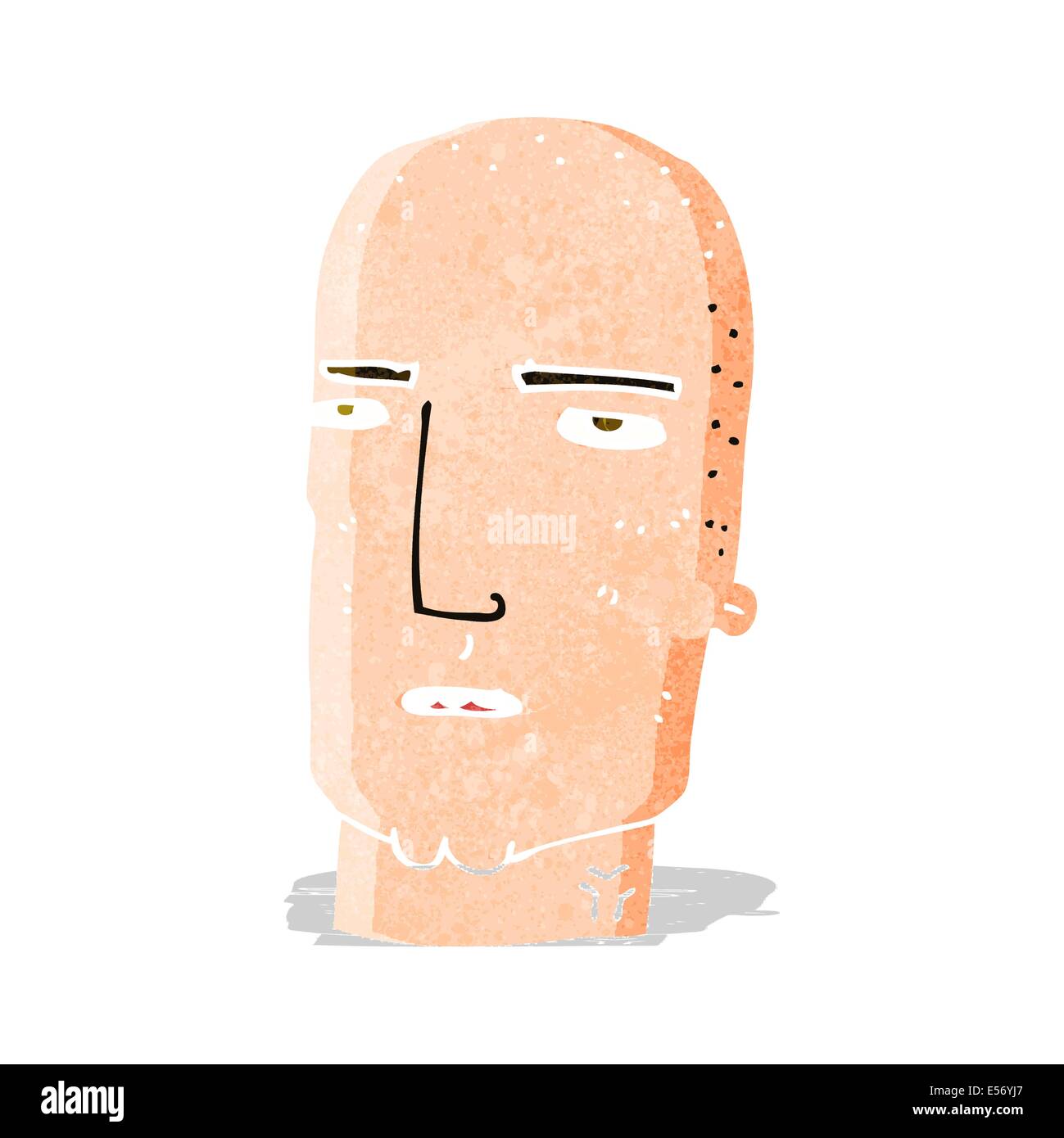 Tough Guy Cartoon Face