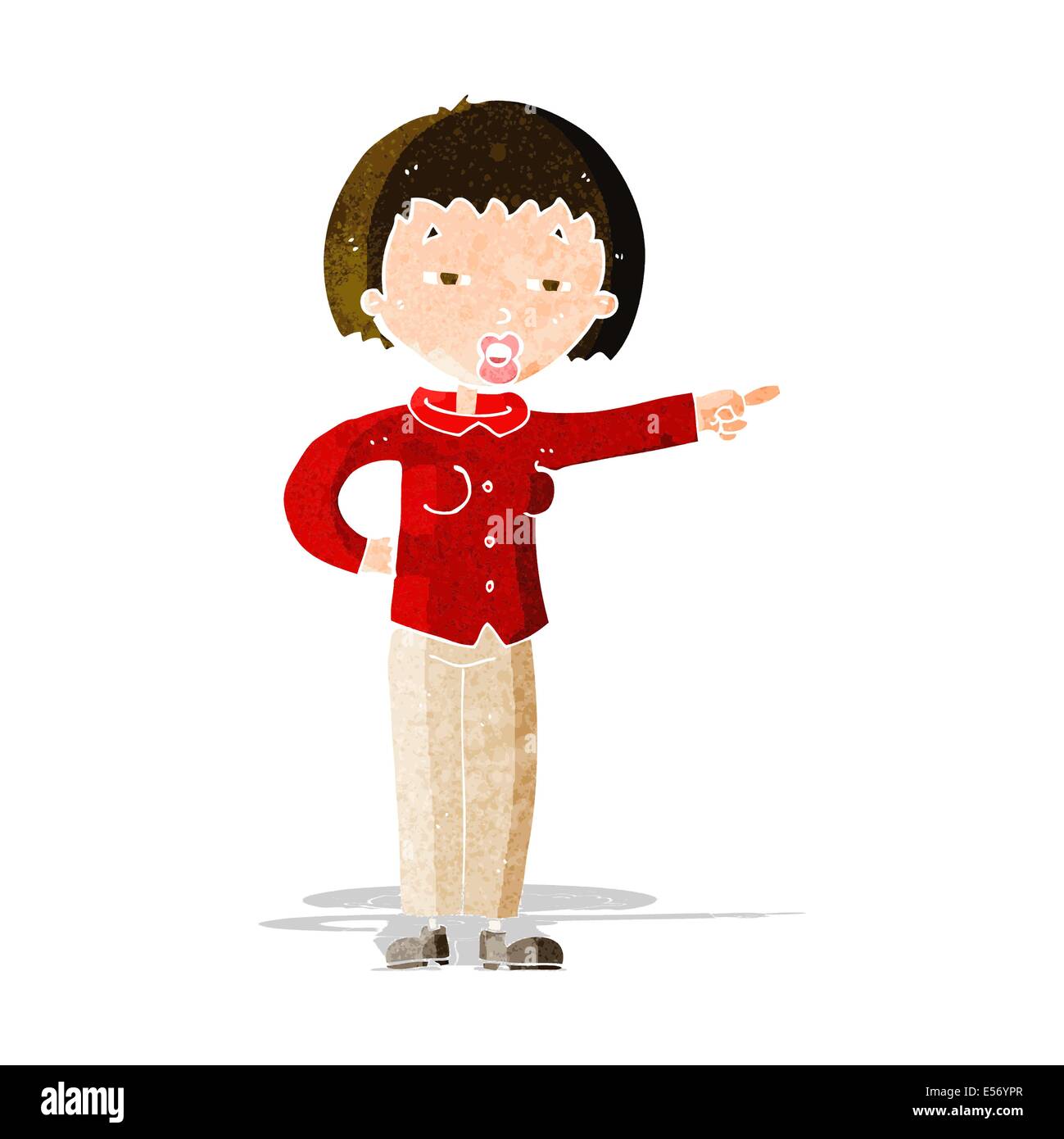 cartoon woman telling off Stock Vector Image & Art - Alamy