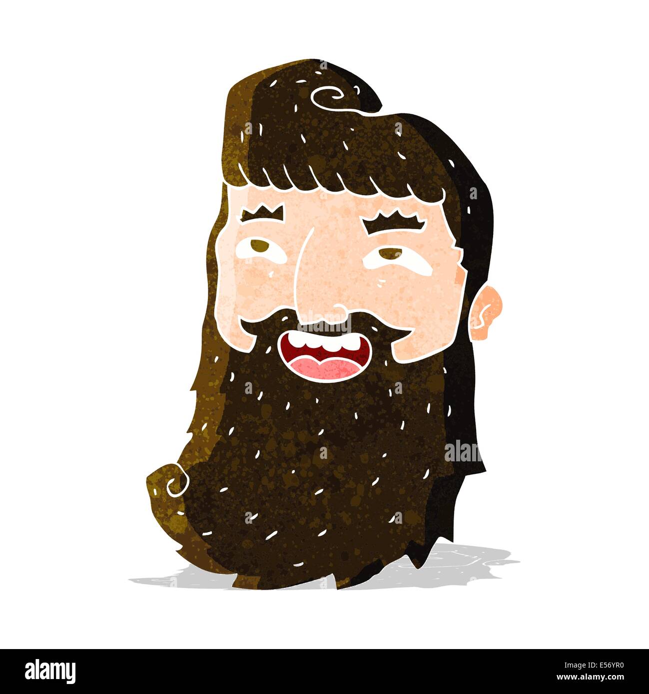 cartoon laughing bearded man Stock Vector Image & Art - Alamy