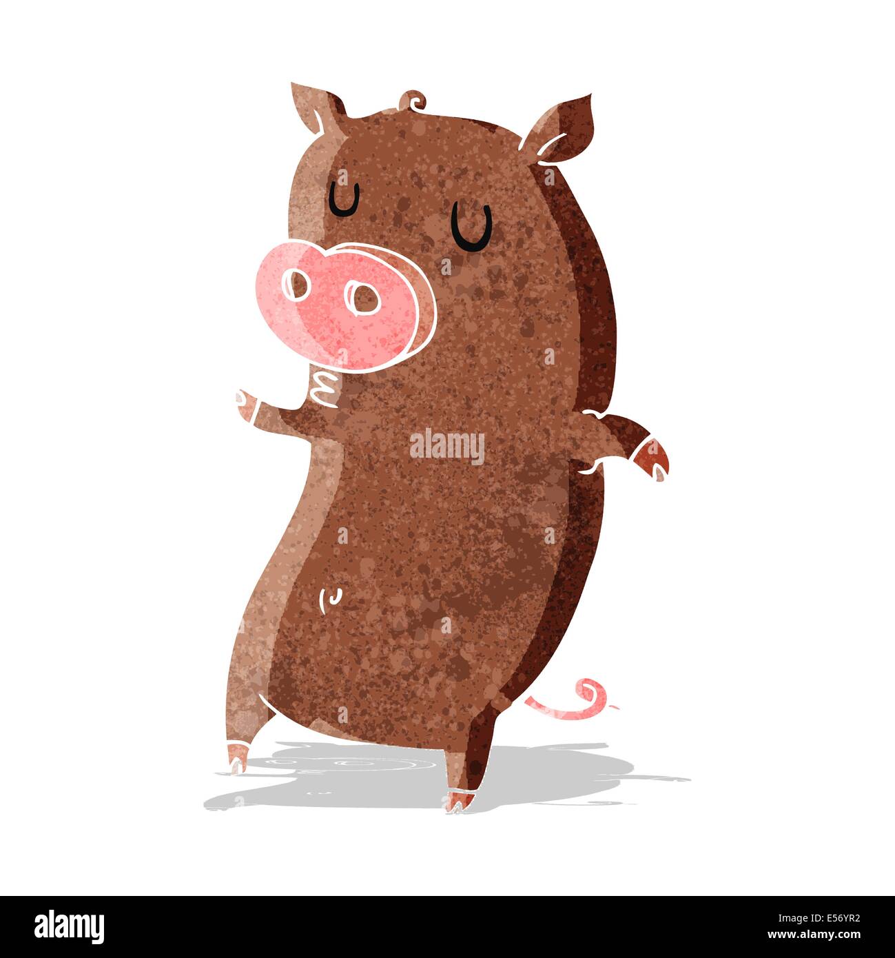 funny cartoon pig Stock Vector Image & Art - Alamy