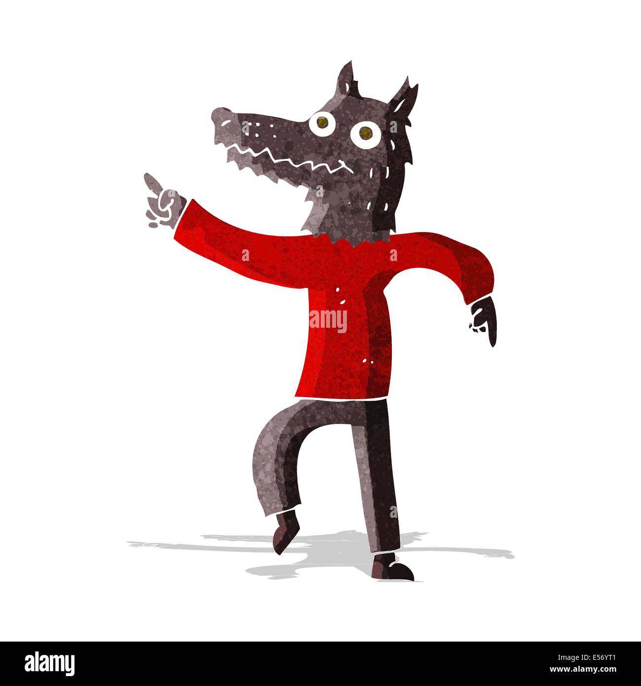 Cartoon wolf man hi-res stock photography and images - Alamy