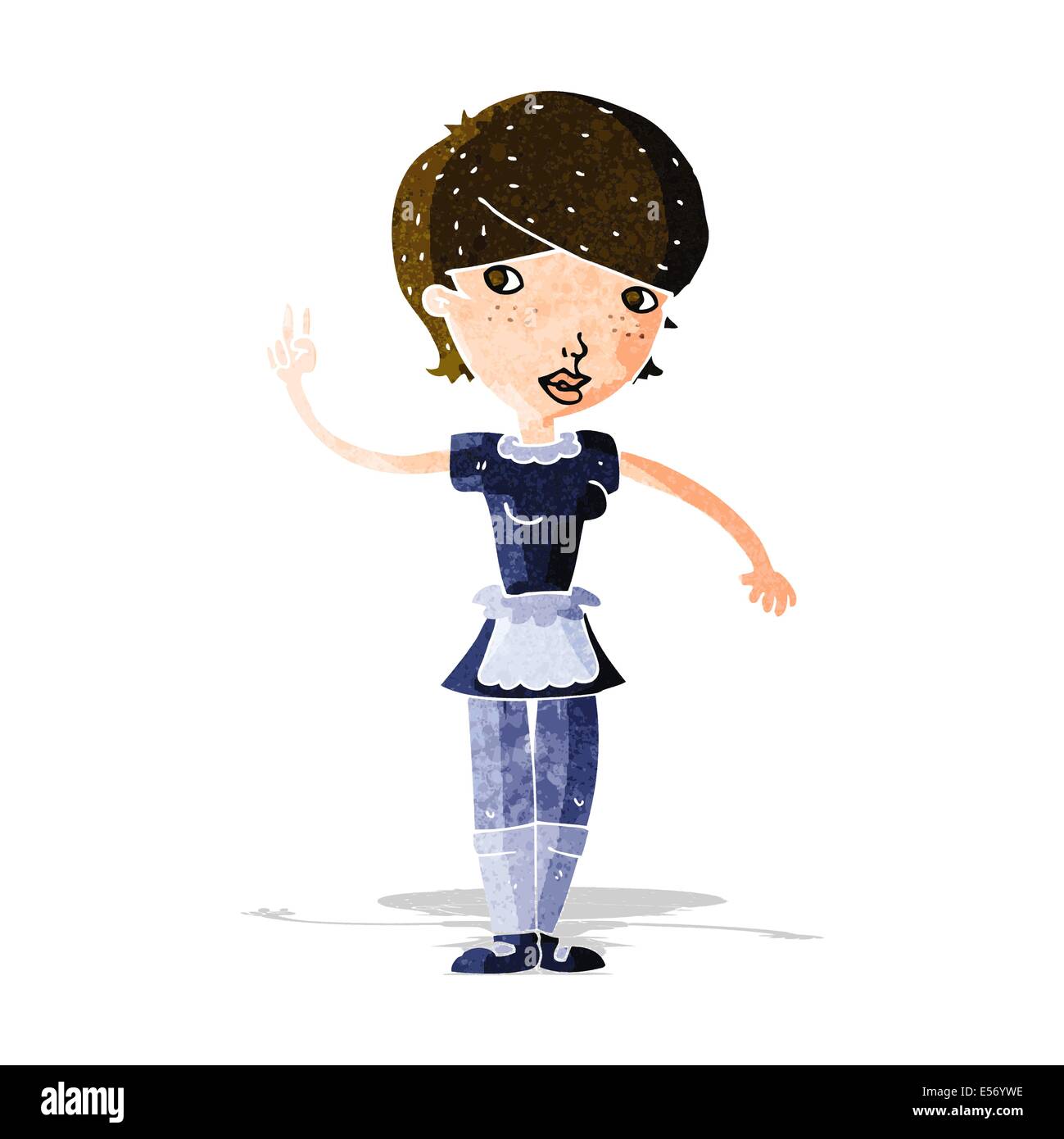 cartoon waitress taking order Stock Vector Image & Art - Alamy