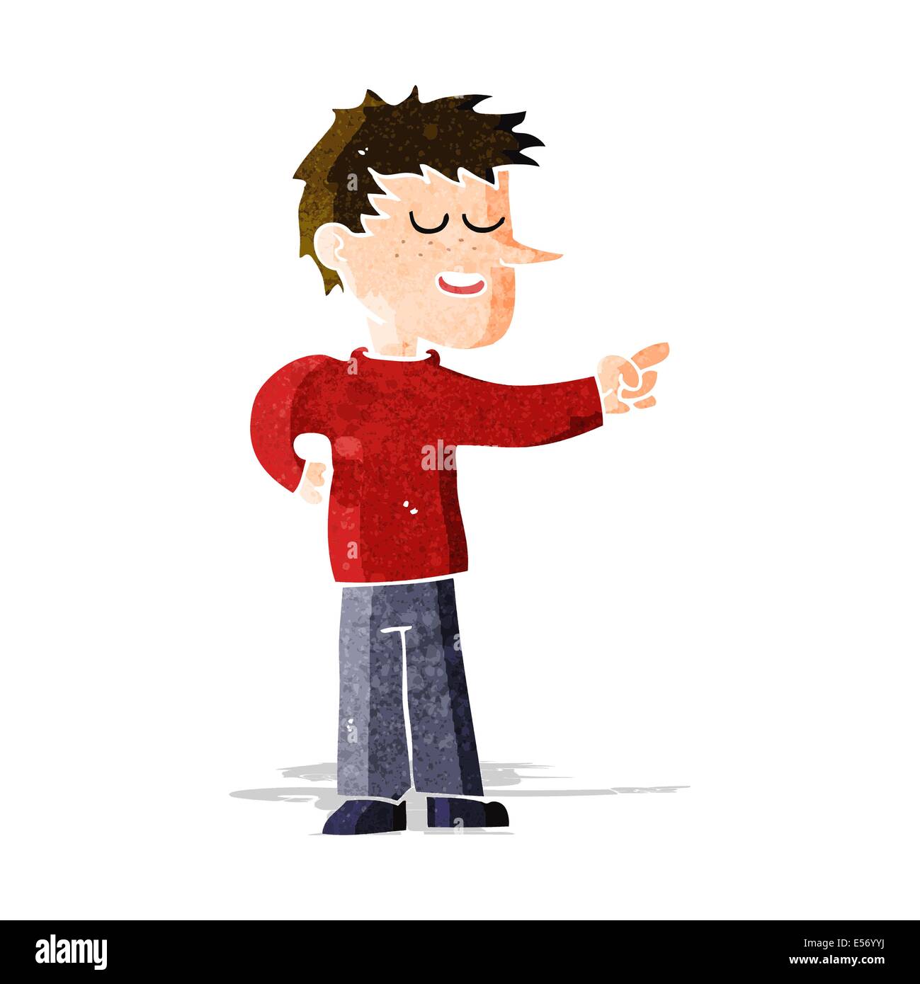 cartoon man pointing Stock Vector Image & Art - Alamy