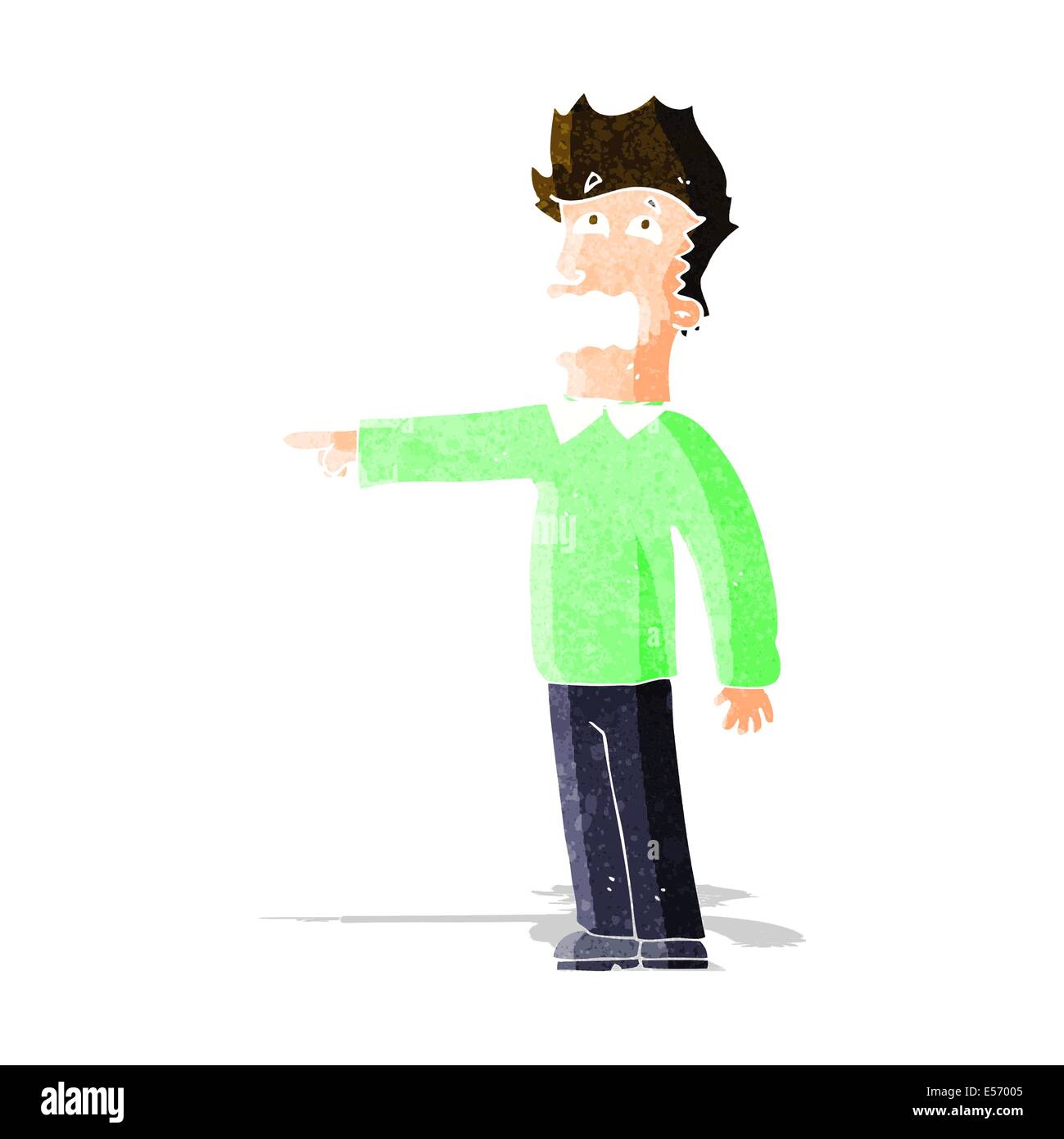 cartoon man accusing Stock Vector Image & Art - Alamy
