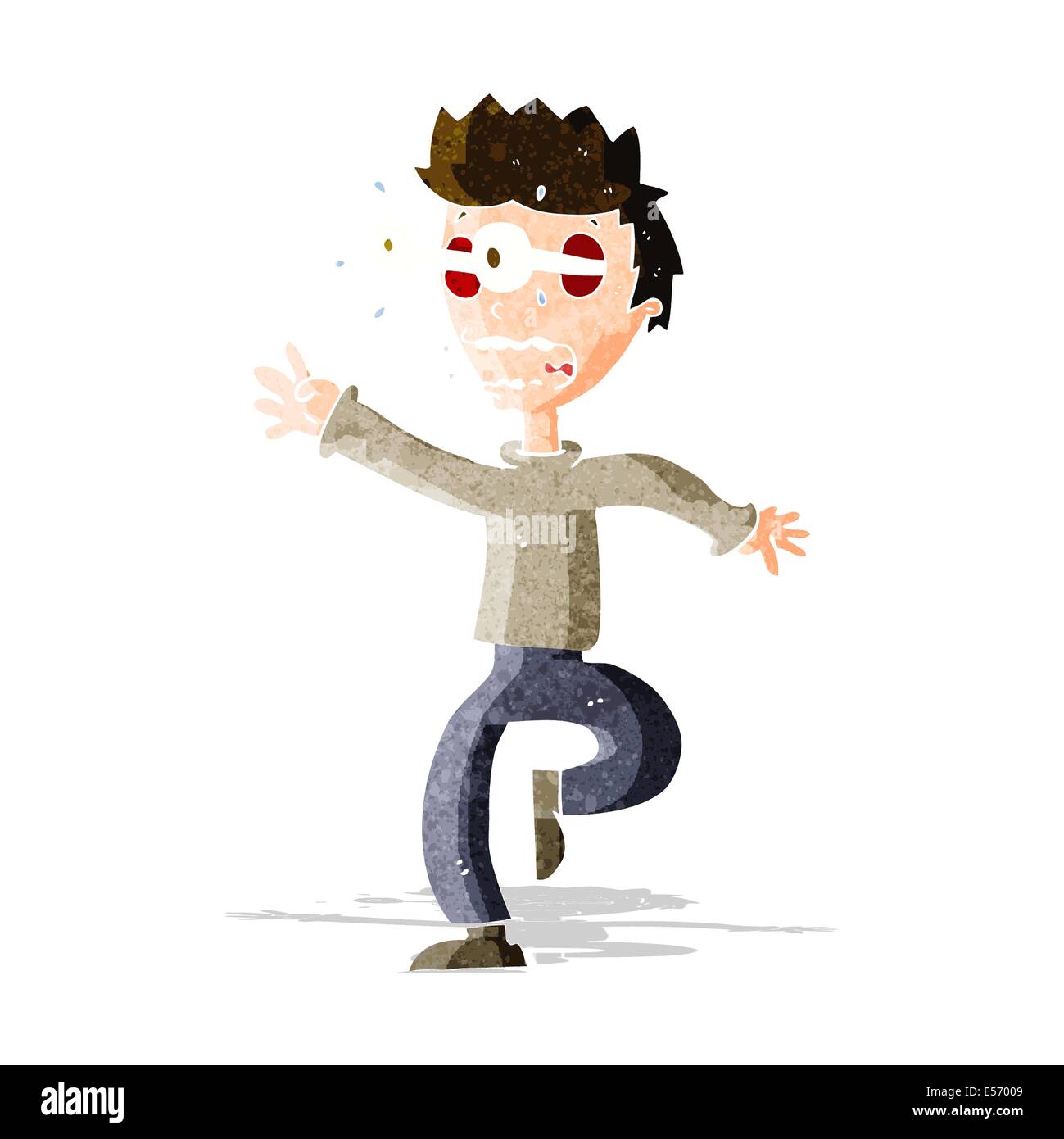 Cartoon man eyes popping out Stock Vector Images - Alamy