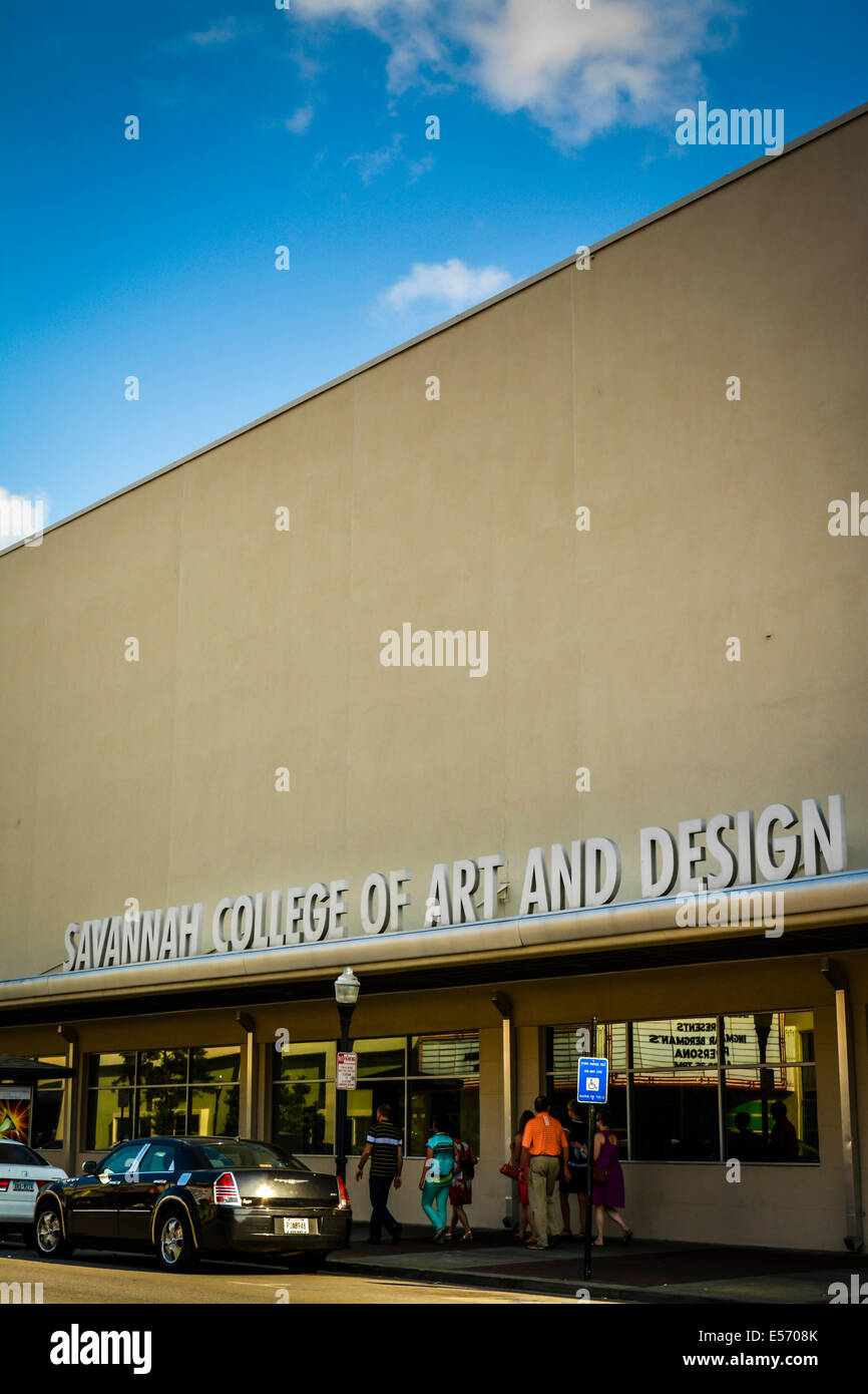 The Savannah College of Art and Design, Savannah, GA, USA Stock Photo ...