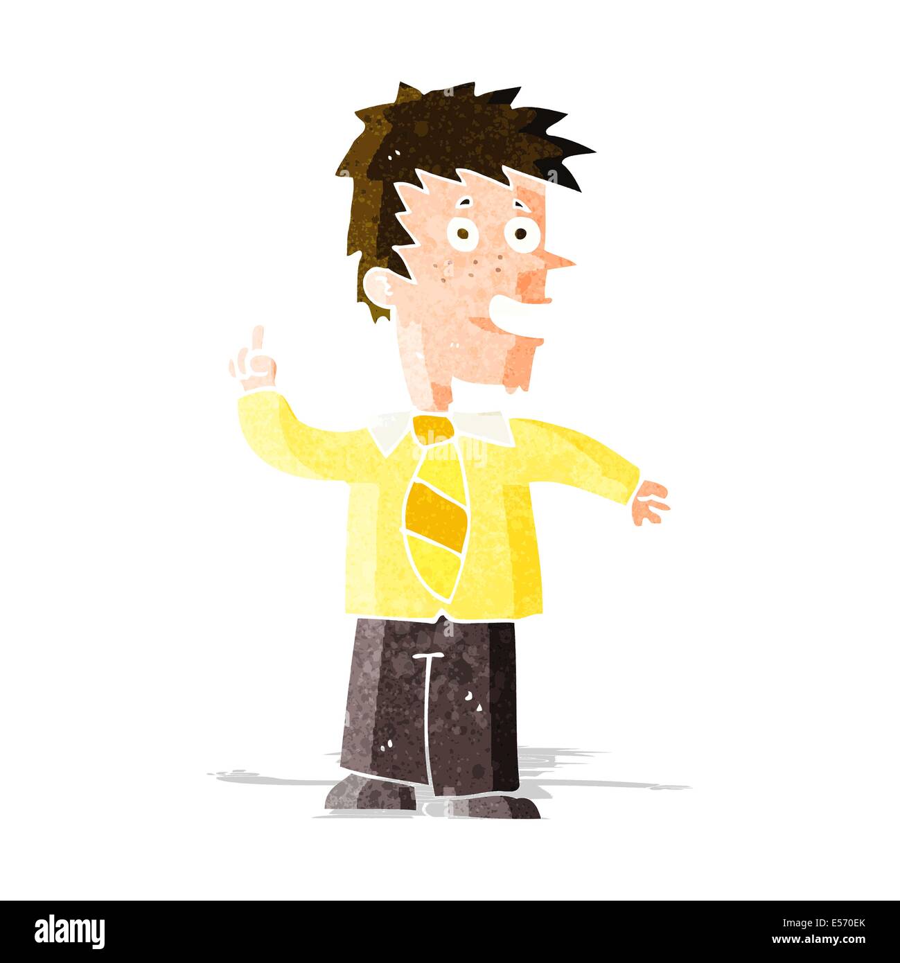 cartoon man with idea Stock Vector Image & Art - Alamy
