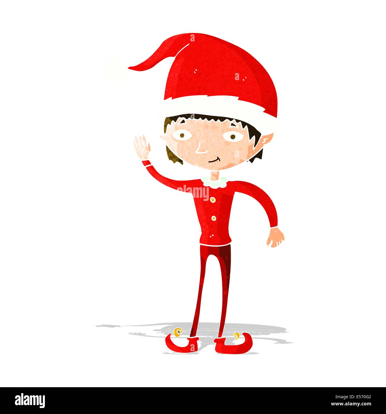 Santas waving Stock Vector Images - Alamy