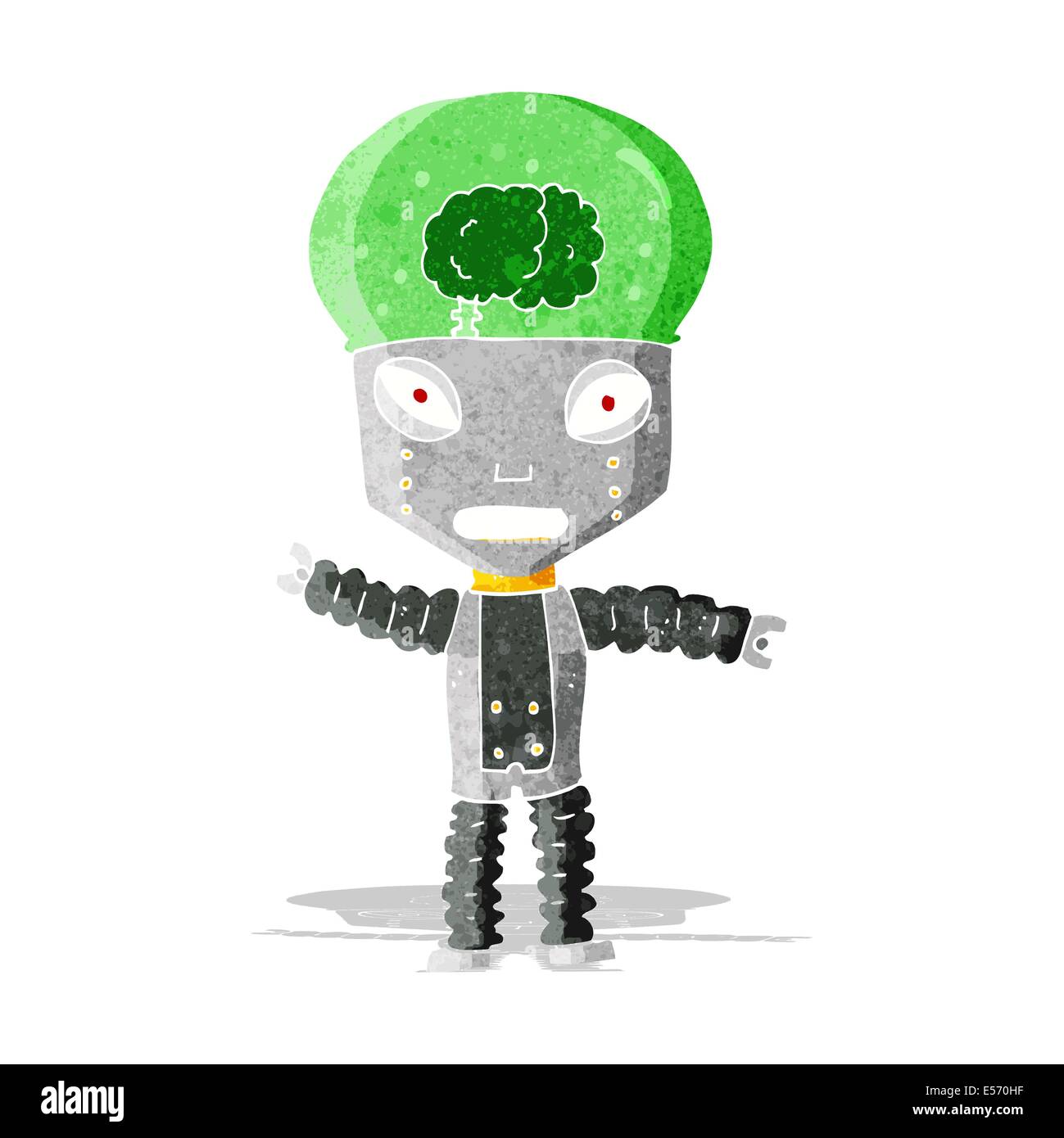 cartoon future robot Stock Vector Image & Art - Alamy