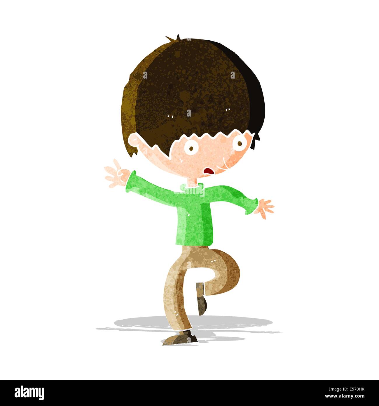 cartoon panicking man Stock Vector Image & Art - Alamy