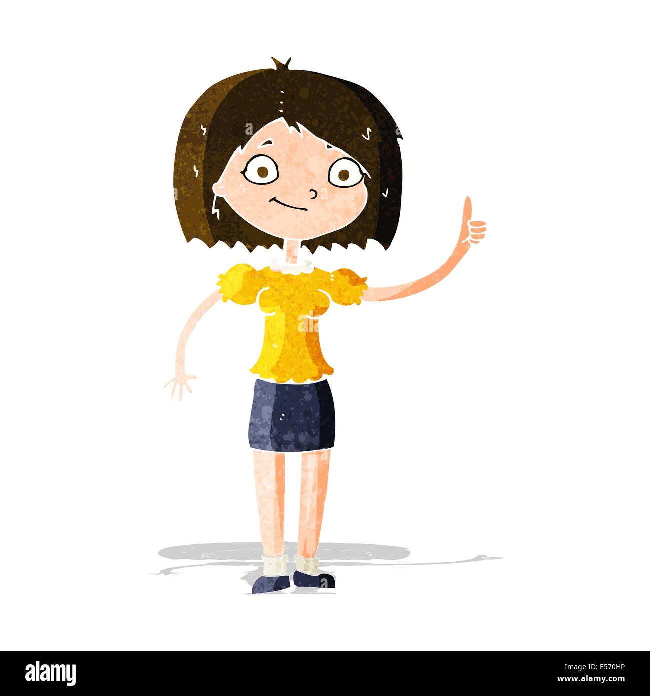 cartoon woman with idea Stock Vector Image & Art - Alamy