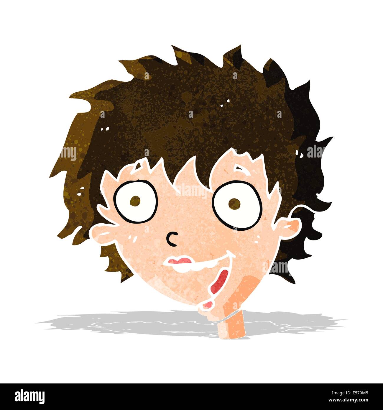 cartoon crazy excited woman Stock Vector Image & Art - Alamy