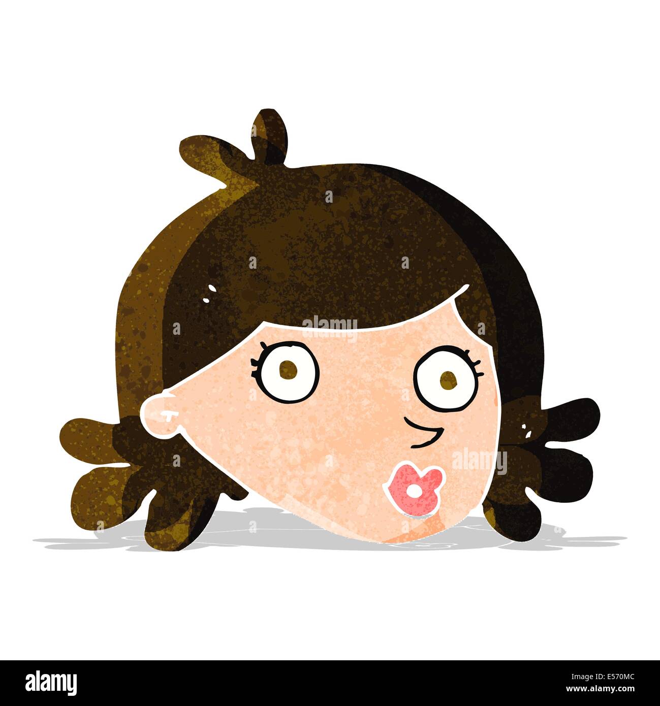 cartoon pretty face Stock Vector Image & Art - Alamy