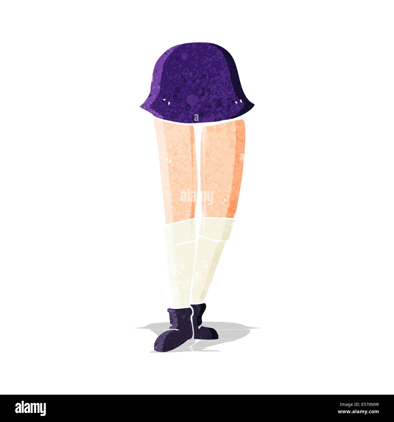 Legs funny quirky Stock Vector Images - Alamy