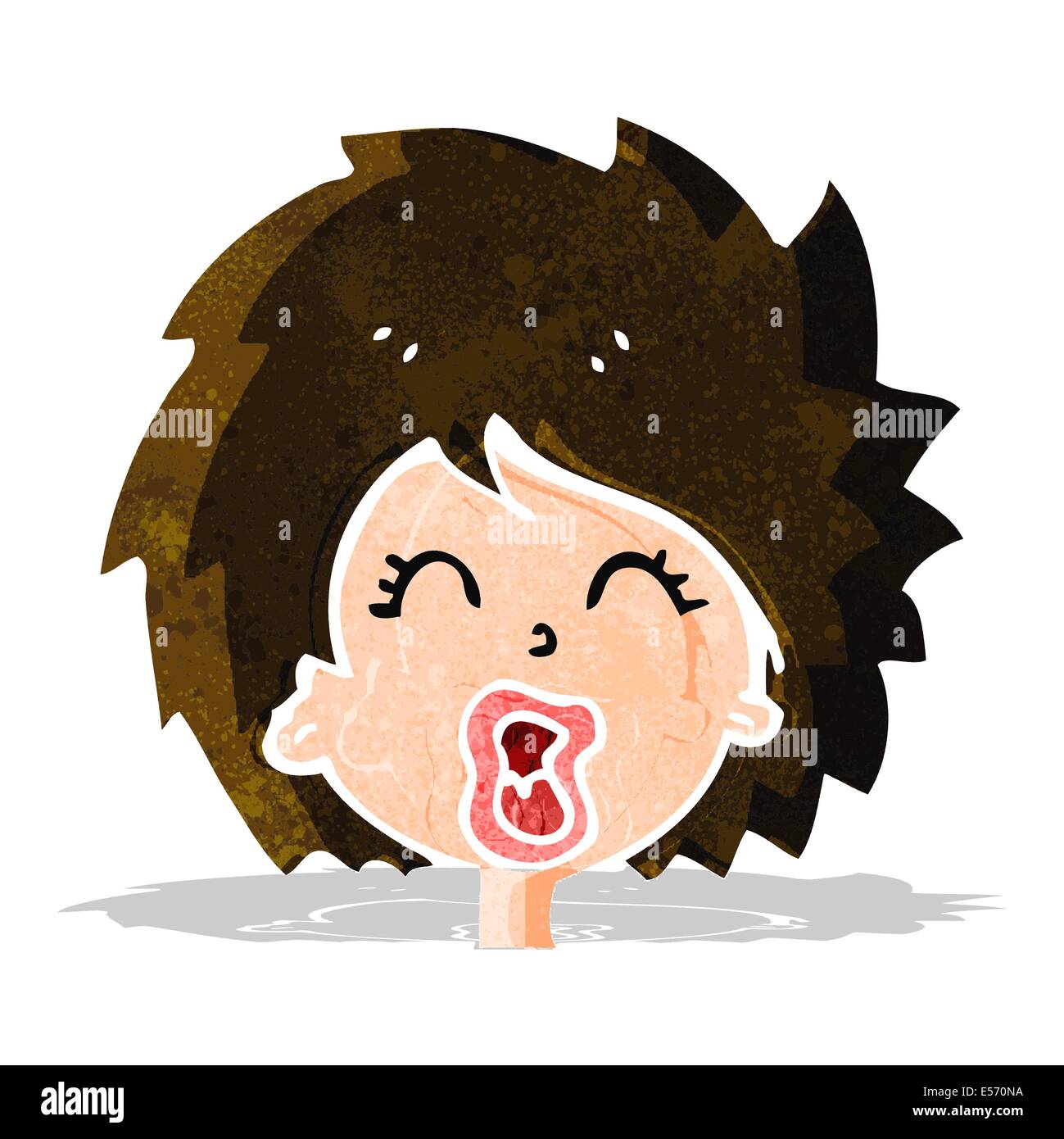 cartoon woman screaming Stock Vector Image & Art - Alamy