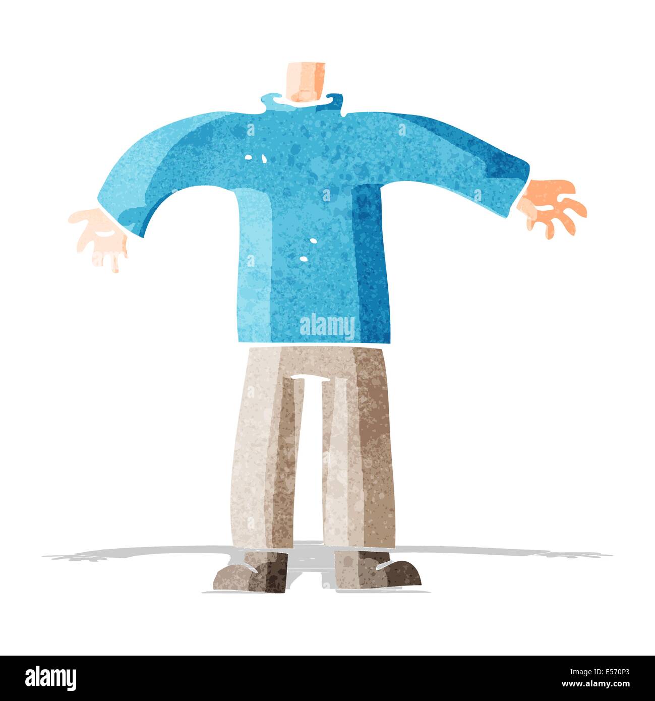 cartoon male body (mix and match cartoons or add own photos Stock ...