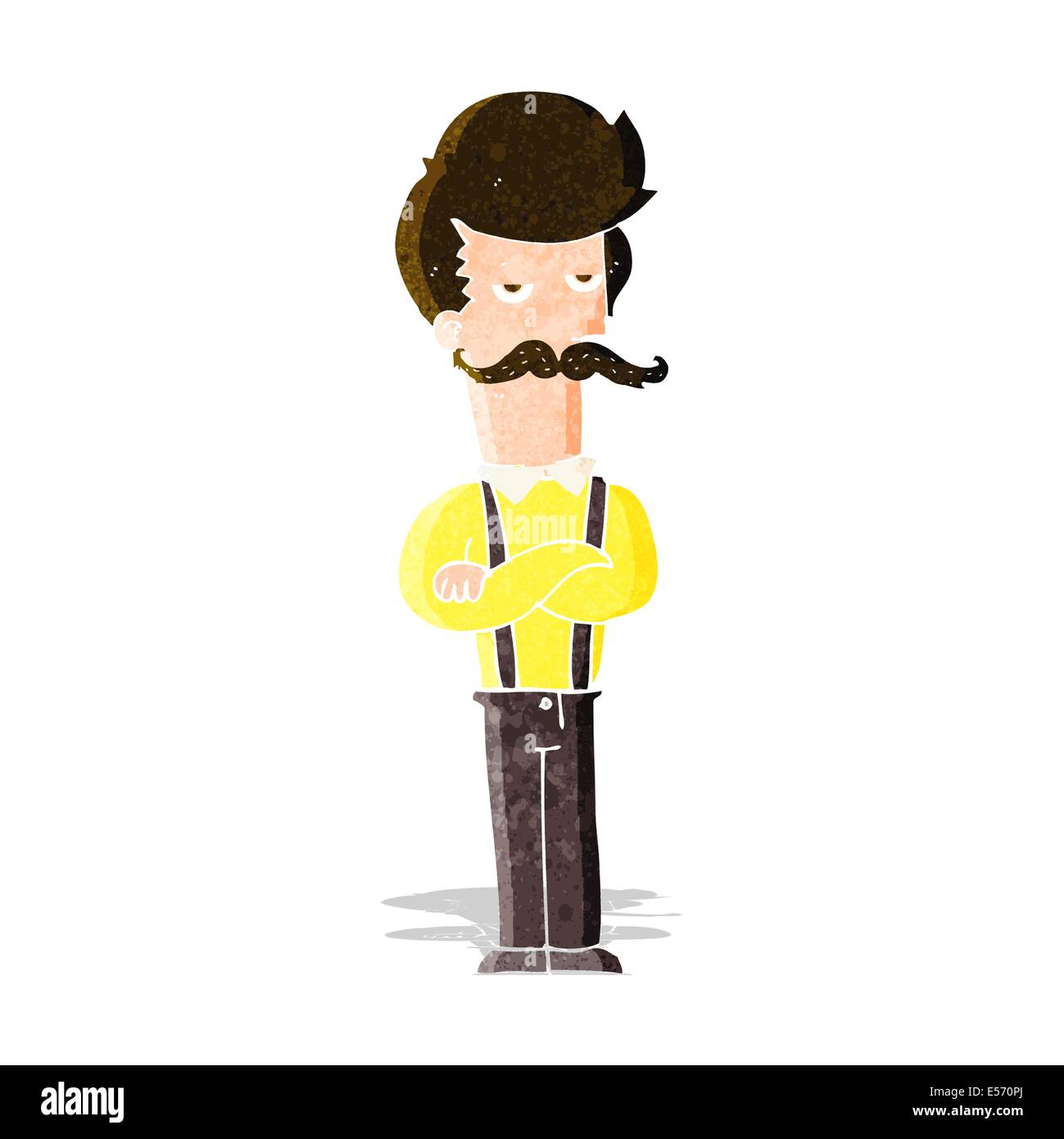cartoon man with mustache Stock Vector Image & Art - Alamy