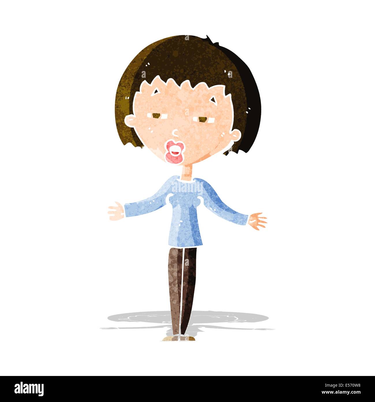 Suspicious eyes cartoon Cut Out Stock Images & Pictures - Alamy