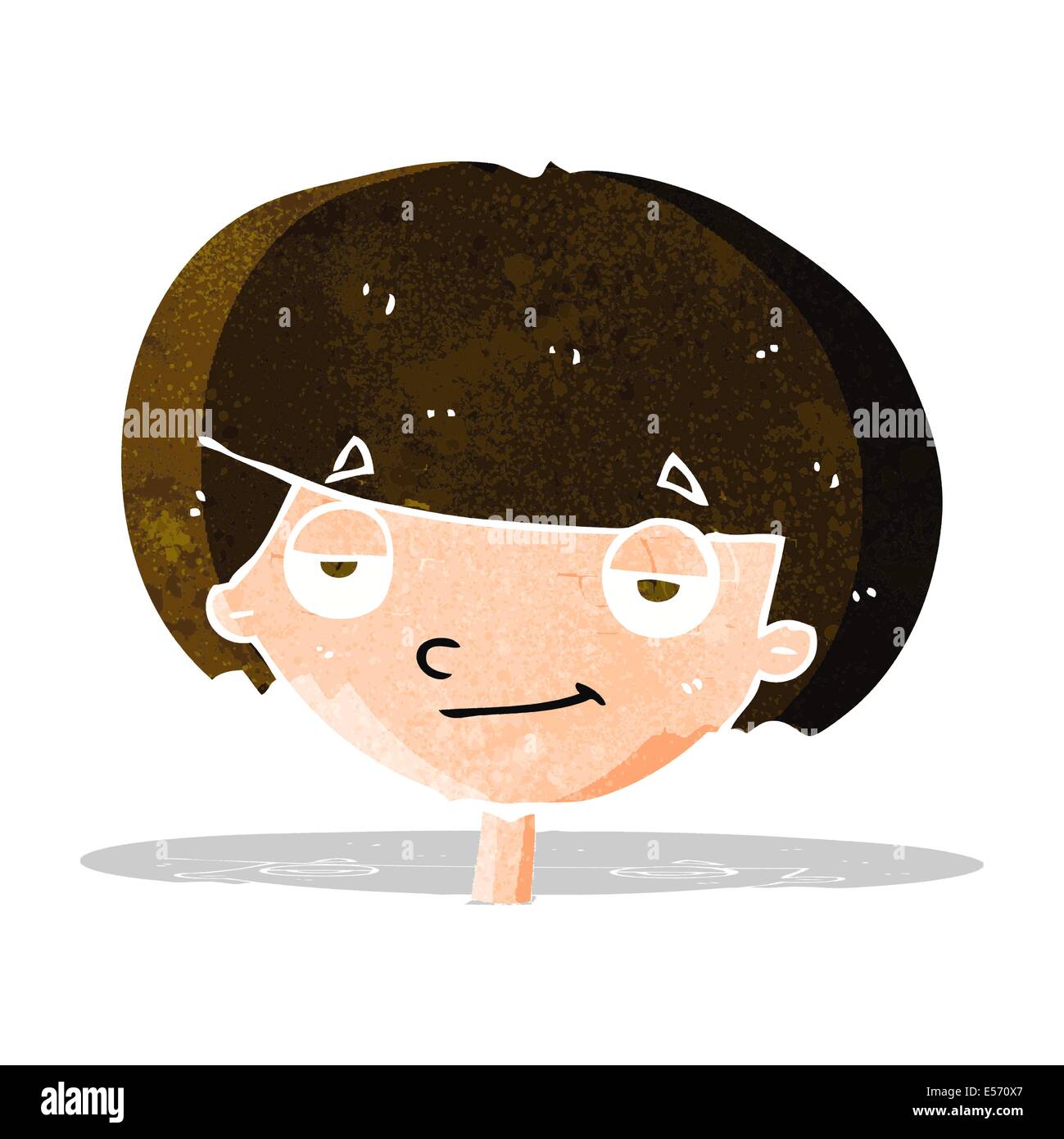 cartoon smug looking boy Stock Vector Image & Art - Alamy