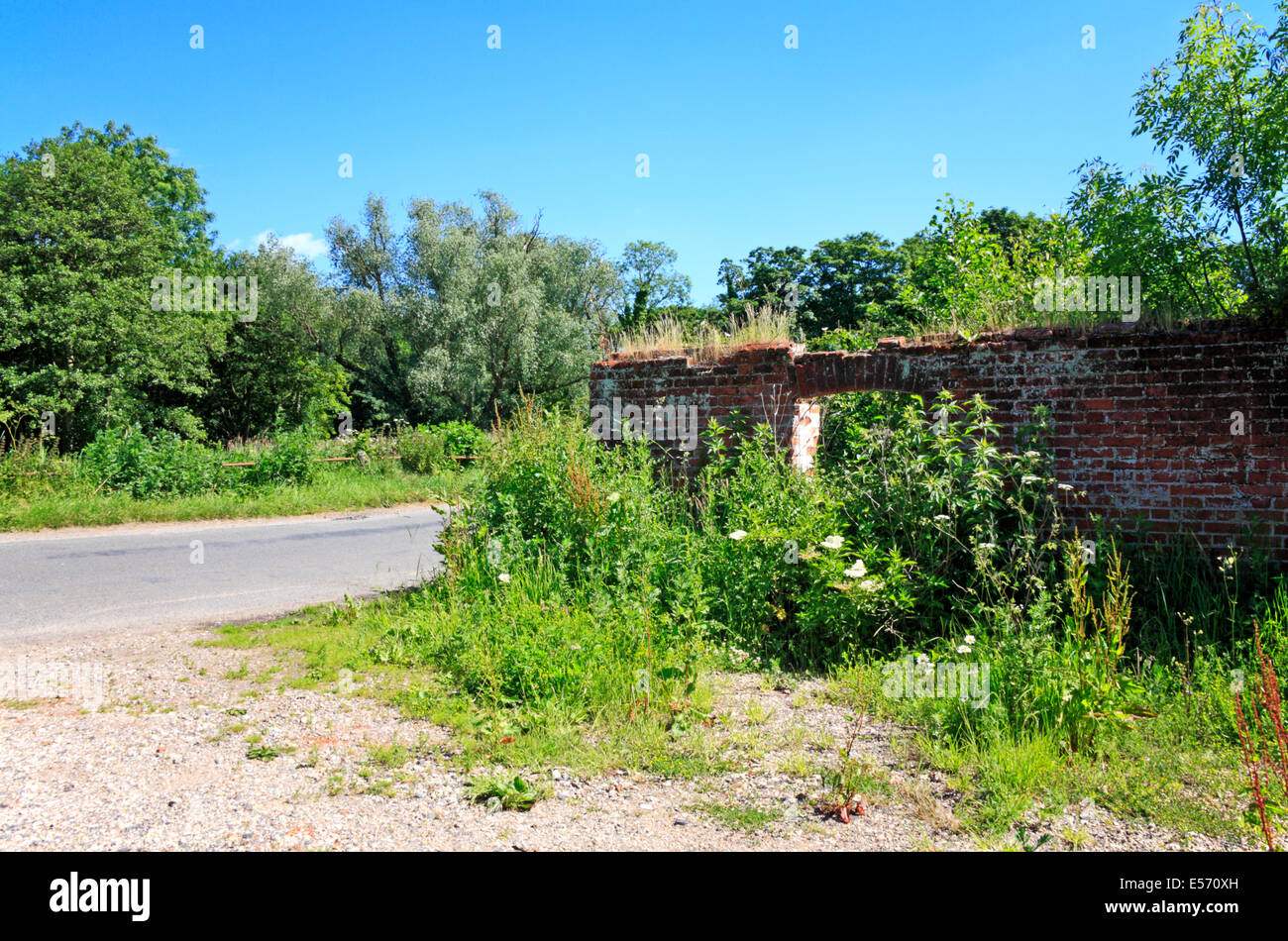 Remains of Briggate Water Mill by the old North Walsham and Dilham ...