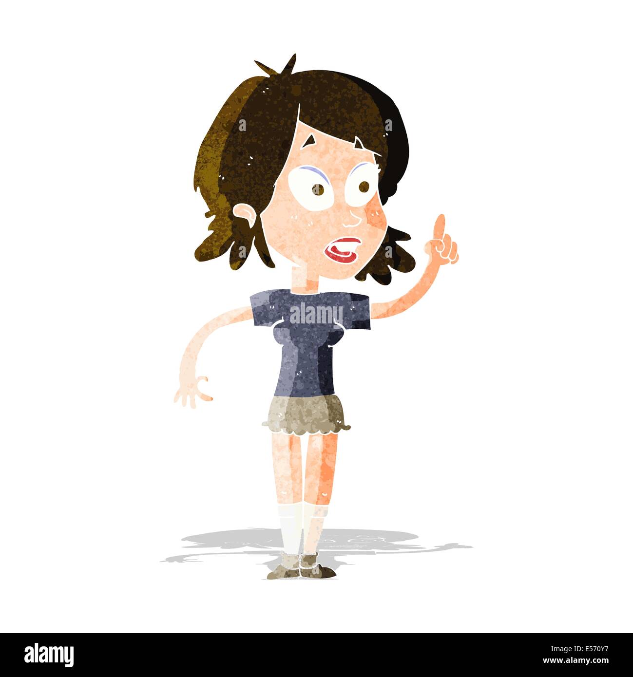 cartoon woman asking question Stock Vector Image & Art - Alamy