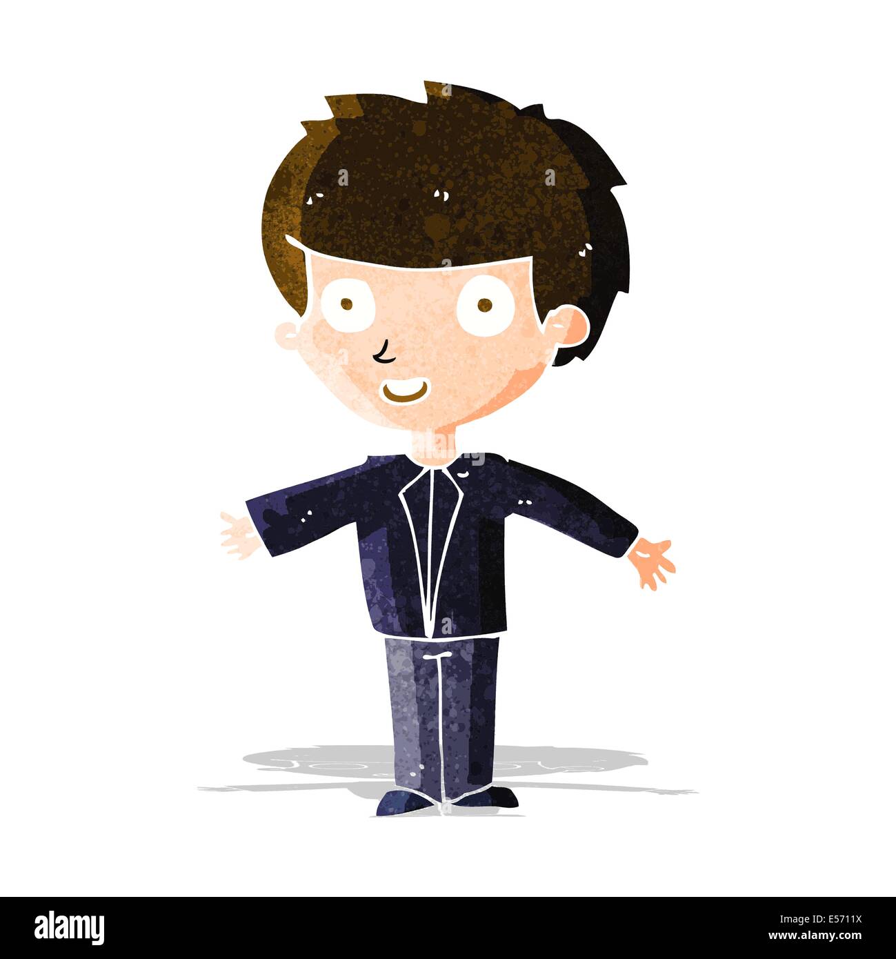 cartoon happy boy Stock Vector Image & Art - Alamy