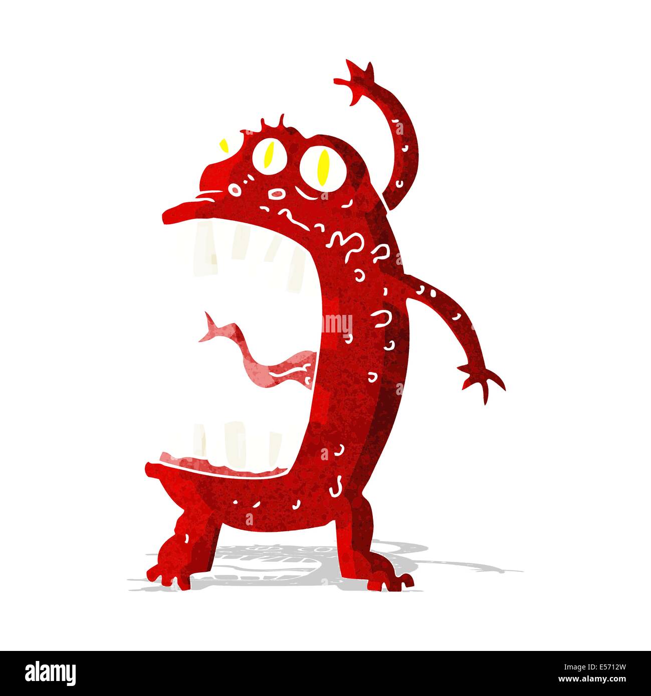 cartoon crazy monster Stock Vector Image & Art - Alamy