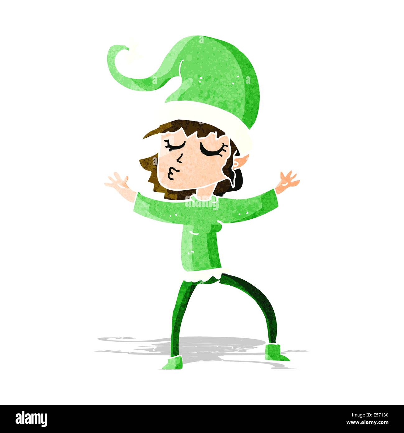 santa's helper cartoon Stock Vector Image & Art - Alamy